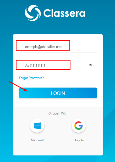 الدخول للبريد الإلكتروني للطالب ومنصة كلاسيرا – مدرسة عبق العلم ...